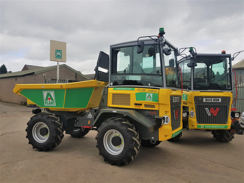 Hire giant splashes out on more dual view dumpers | Project Plant