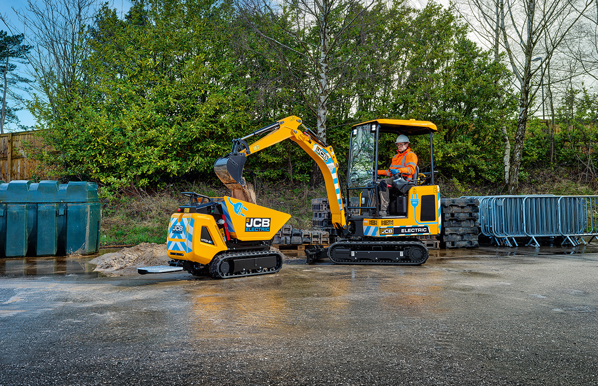 JCB unveils electric Dumpster machine | Project Plant