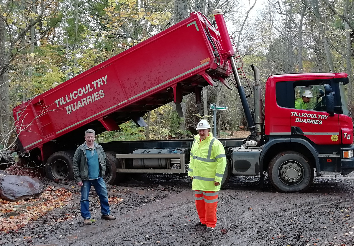Quarry specialist steps up to support community woodland project ...