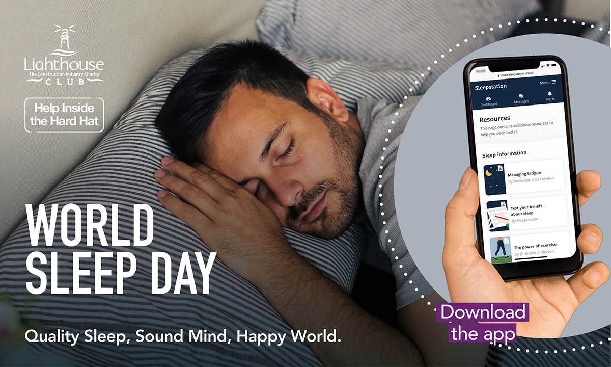 Construction workers offered free support for sleep issues | Project Plant