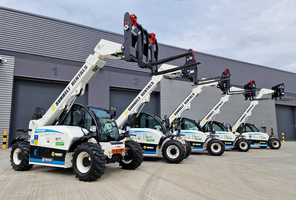Sunbelt adds to electric telehandler fleet | Project Plant