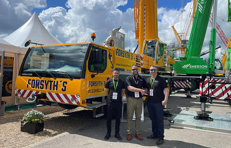 Forsyth takes delivery of new Liebherr cranes | Project Plant