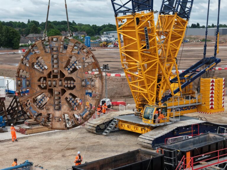 Disassembling of 1,600-tonne HS2 tunnel boring machine begins | Project ...
