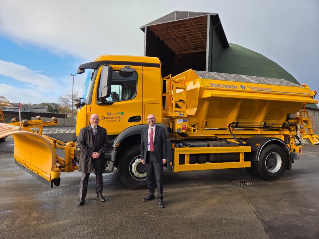 New multi-purpose vehicles unveiled for West Dunbartonshire winter ...